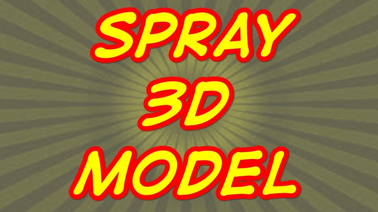 SPRAY 3D MODEL [OBJ / 3DS]
