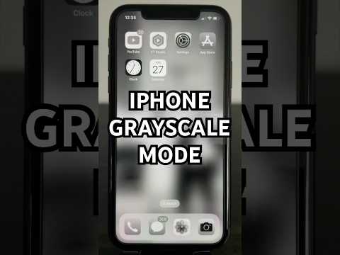 How to Make Your iPhone Black And White / Grayscale