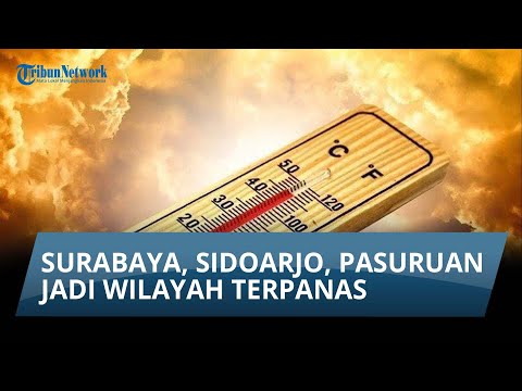 Info Cuaca Rabu 30 April 2025: Suhu Terpanas Terjadi di Surabaya, Sidoarjo, dan Pasuruan