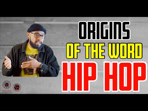 Do you know where the word “HIP HOP” originated from?