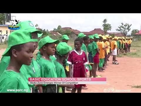 Akoko Zone Emerges Winner of Basic Schools Sports Competition