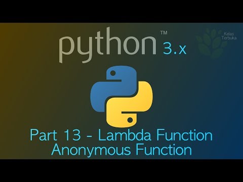Learn Belajar Python 13 Lambda Function - Mind Luster