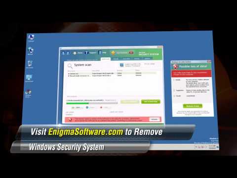 Windows Security System Removal Report