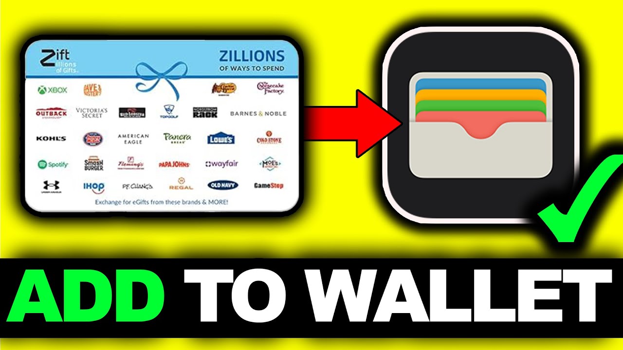 How To Add Zillions Gift Card To Apple Wallet 2026 - Full Guide