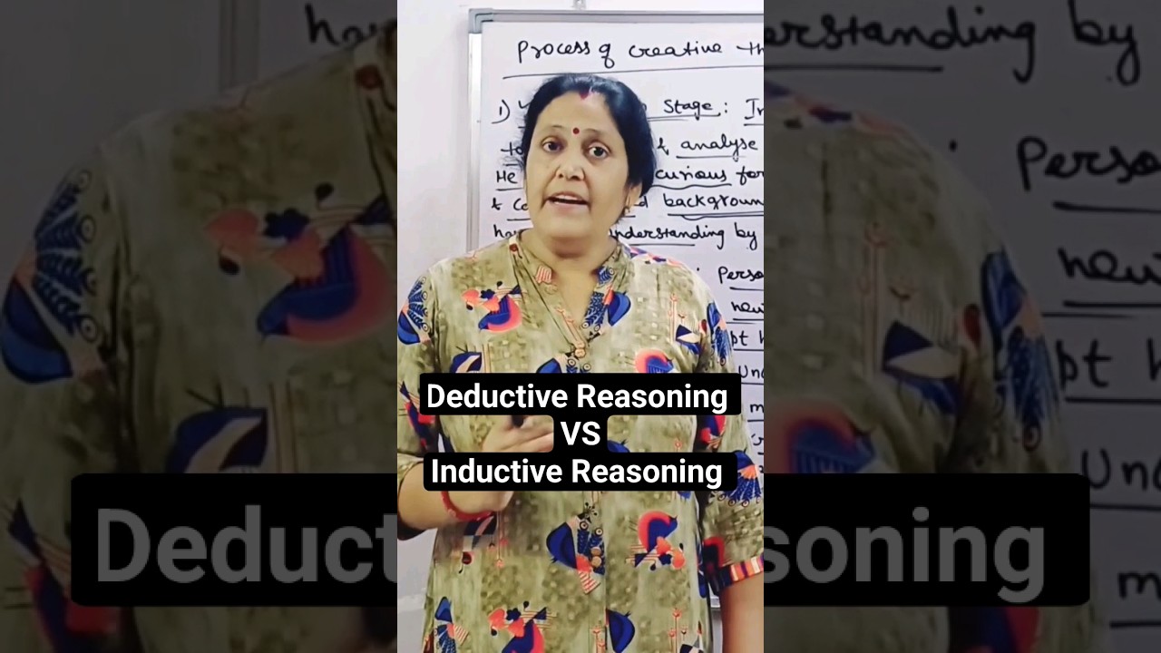 Deductive Reasoning vs Inductive Reasoning #class11th #psychology #thinking #reasoning #chapter8