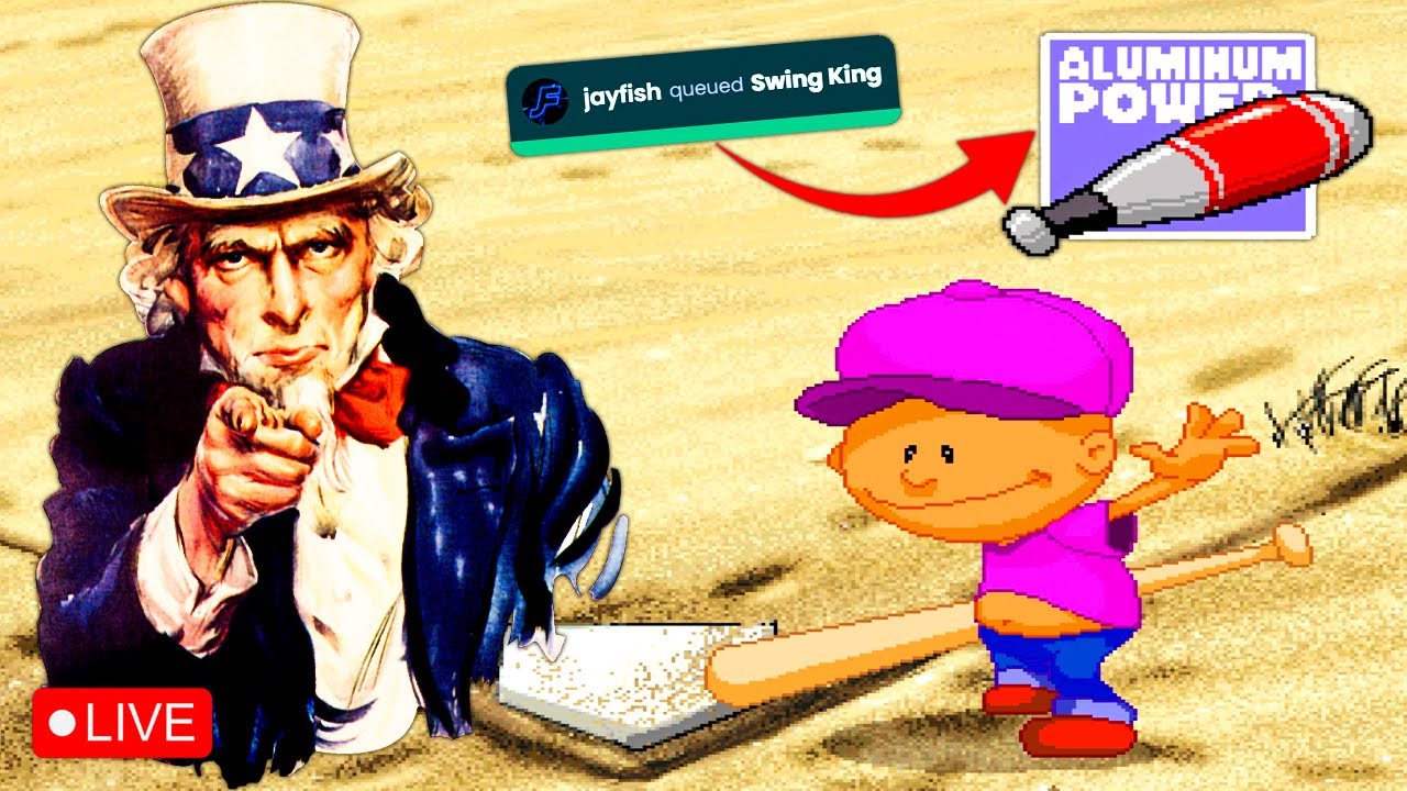 Backyard Baseball but YOU Control the Game