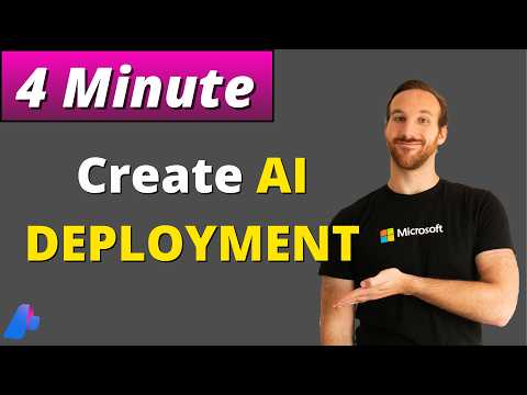 How to create AI model deployment | Azure AI Foundry