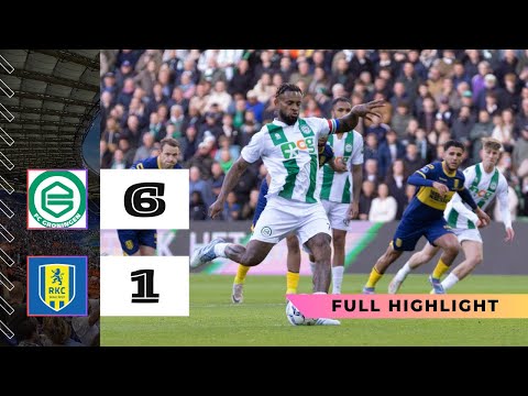 Groningen - RKC Waalwijk | 6-1 | Highlights | Eredivisie 2024-25 | groningen rkc waalwijk