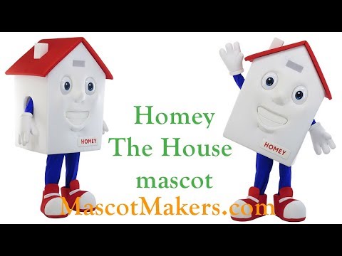Homey House Mascot Costume | Mascot Makers - Custom mascots and characters
