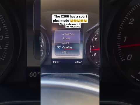 C300 Has A Sport Plus Mode #shorts #mercedesbenz #c300