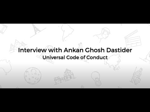 Universal Code of Conduct interview with Ankan Ghosh Dastider
