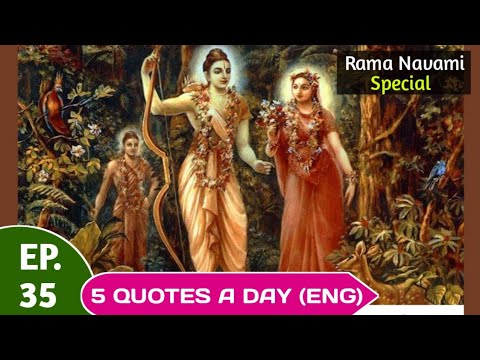 5 Quotes a day | Ep 35 | English | Theme: Lord Rama | Rama Navami Special