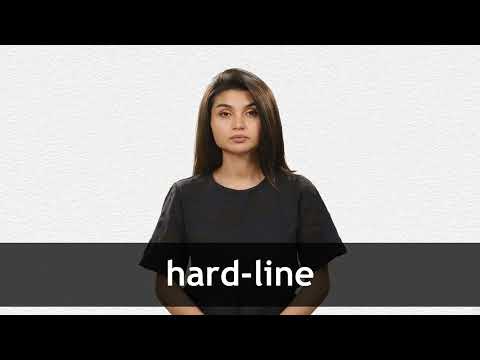 HARD LINE definition in American English | Collins English Dictionary
