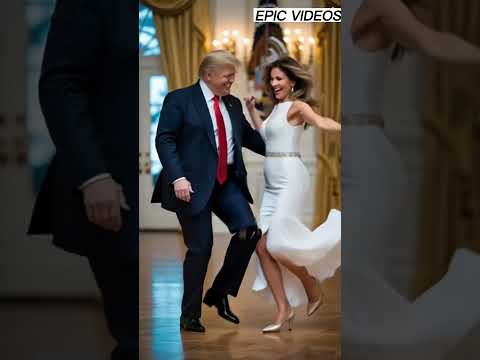 💃MELANIA and DONALD TRUMP'S DANCE IN WHITE HOUSE🔥#trump #memes #trumpmeme #aigenerated #viralshorts
