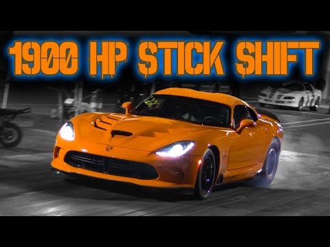 1,900 HP Dodge Viper Goes Drag Racing, Drops 8s 1/4-Mile Run ...
