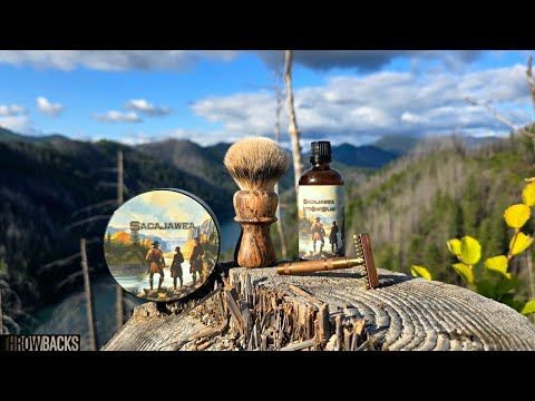 Sacajawea Strike Gold Shave Review 1930s Gillette Thin Bar Sawdust Creation Studios