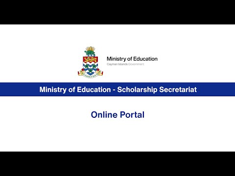 Ministry of Education Scholarship Secretariat Online Portal