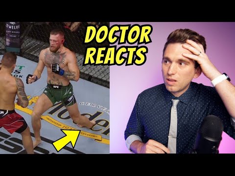 Watch This Doctor React to Conor McGregor’s Broken Leg at UFC 264