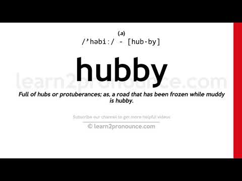 Pronunciation of Hubby | Definition of Hubby