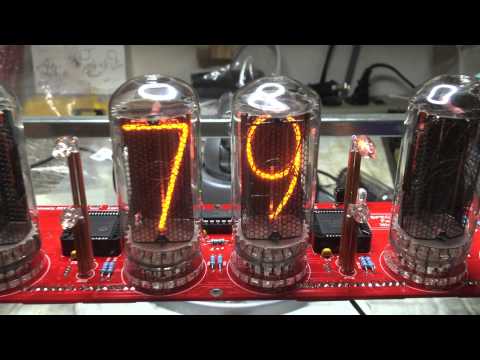 PV Electronics Spectrum Nixie with MOD-SIX-style Colon towers