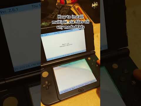 How to install and delete MULTIPLE .cia files on any moded 3ds!