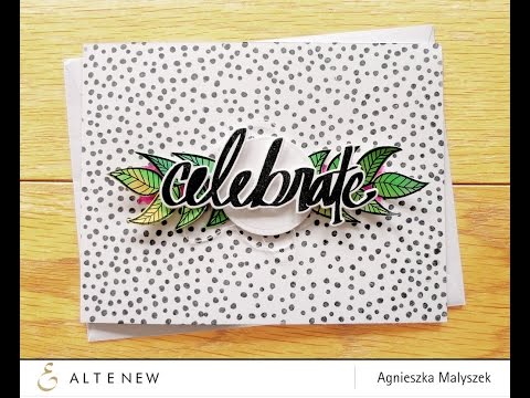 Altenew Stamps Intro - Super Script