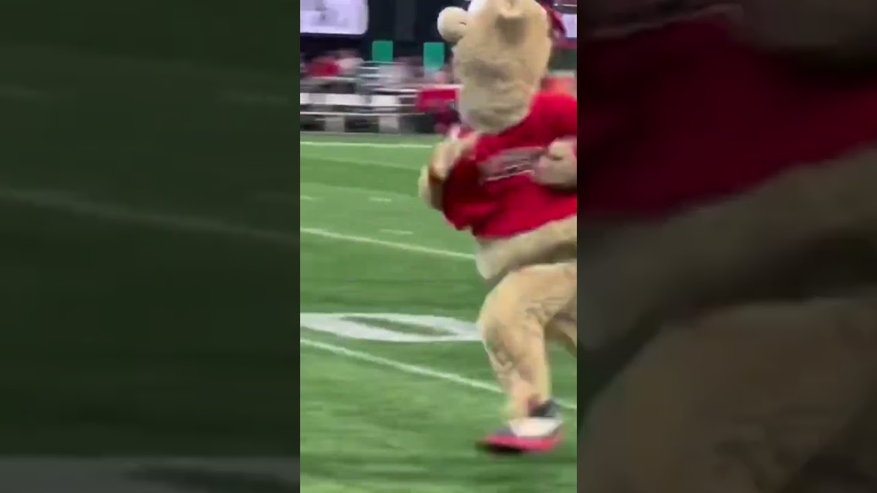 Braves’ mascot Blooper showing no mercy