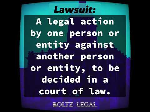 Legal Term: Lawsuit #Definition #LegalTerms #Law #youtubeshorts #shorts