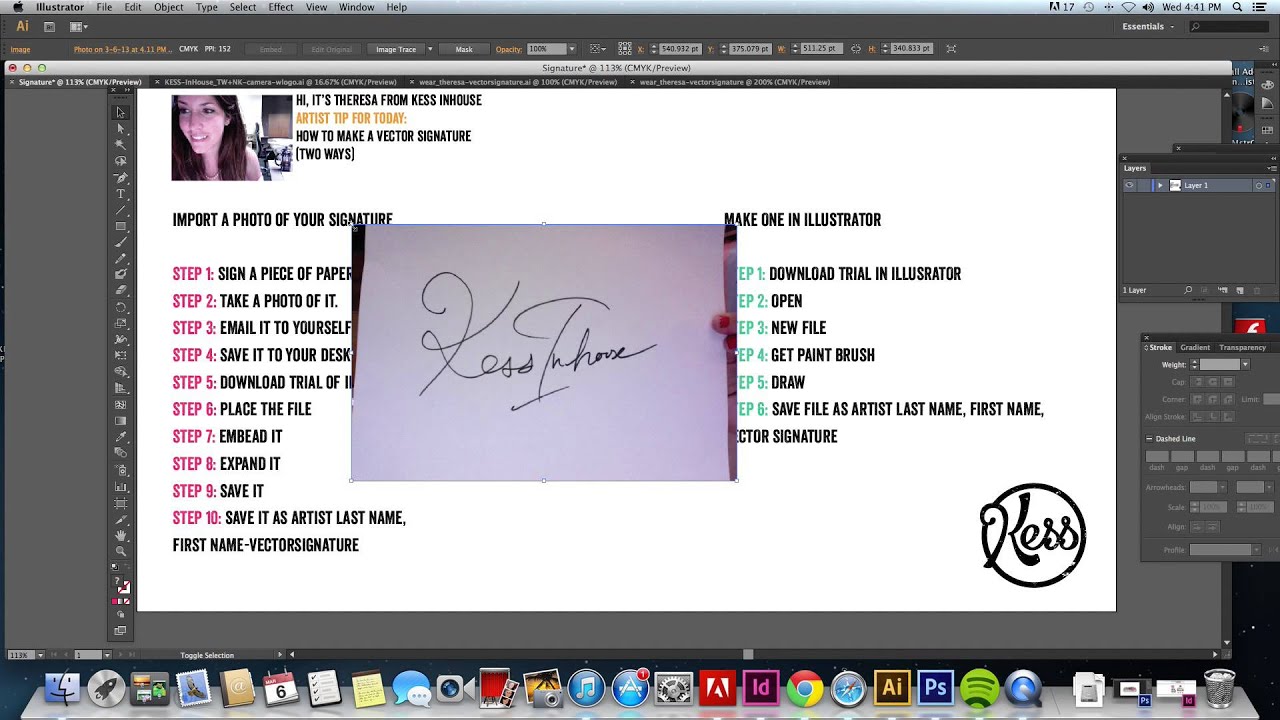 How to Make A Vector Signature