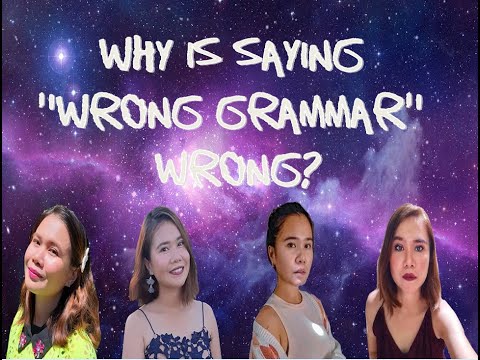 Grammar Tip # 1|| Why is saying "wrong grammar" wrong?