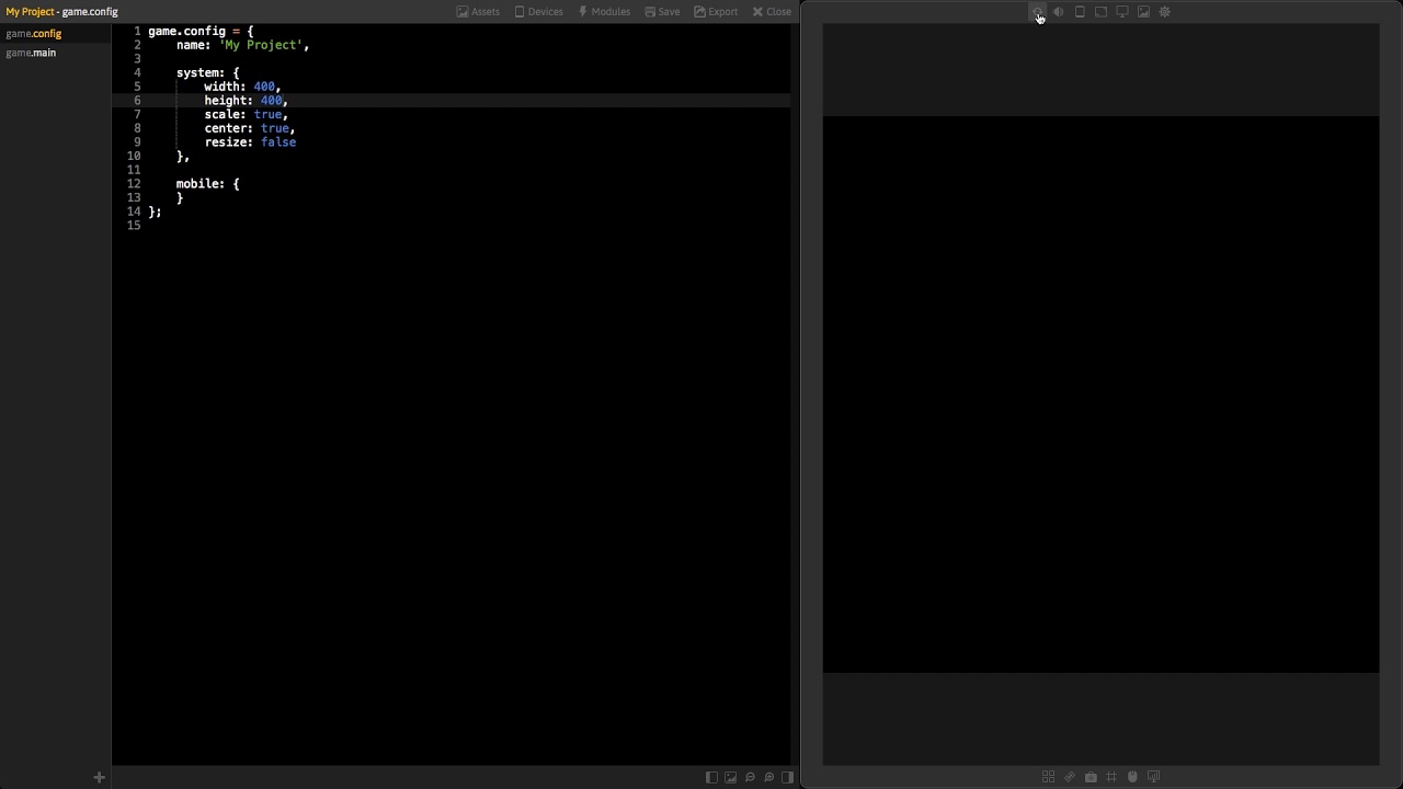 Panda 2 Tutorial - 1.2. Game configuration