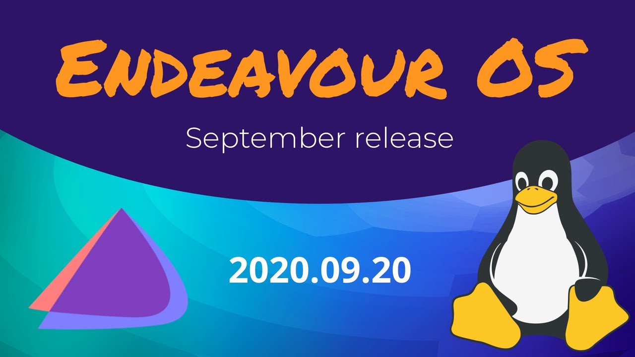 Endeavour OS - September 2020 release