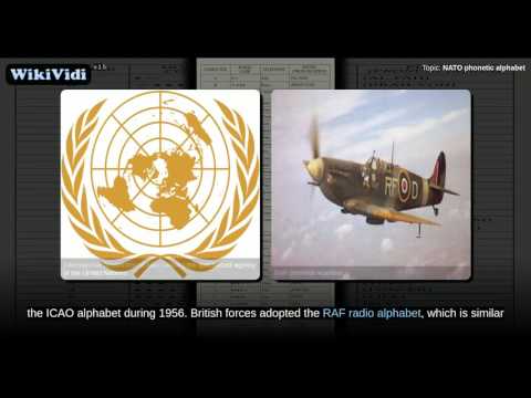 NATO phonetic alphabet - WikiVidi Documentary