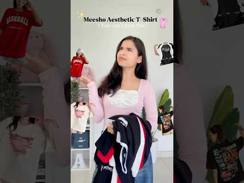 4 Meesho Oversized T-shirts Haul 😱 #shortsviral #meeshofinds #shorts #tshirt #meesho #fyp #shorts