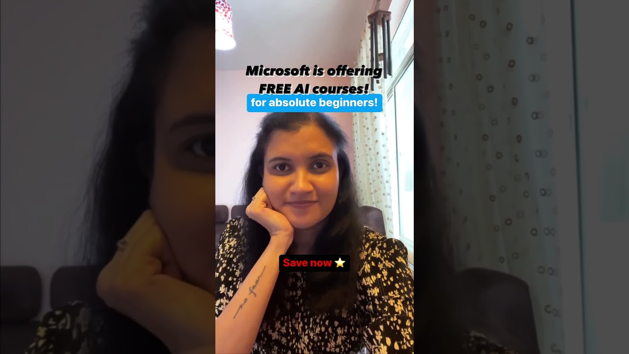 Free AI courses by Microsoft!! 🤩
