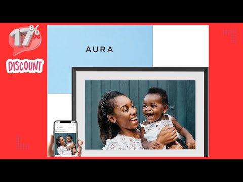 📸 Elevate Memories with Aura Carver 10.1" WiFi Digital Picture Frame - Perfect Gift Choice!