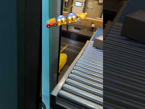 Entladen von Paketen bei UPS
