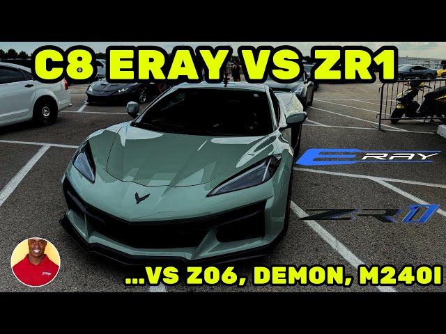 C8 eRay Dominates the Drag Strip: A Showdown Against ZR1, Z06, and ...
