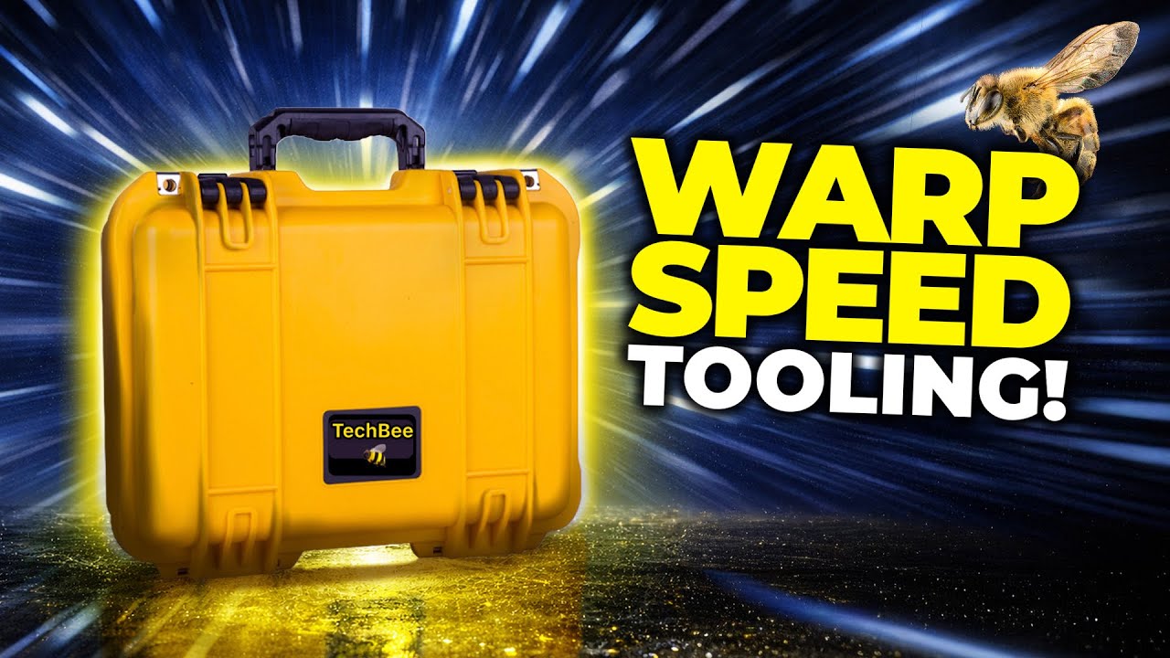 Warp Speed Achieved! TechBee T1 Tooling Complete! 🔧🐝🚀