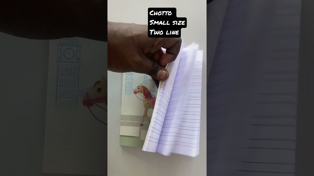 Chotto/small size two line #stationary #notebook #school #educationalvideo #students #shorts