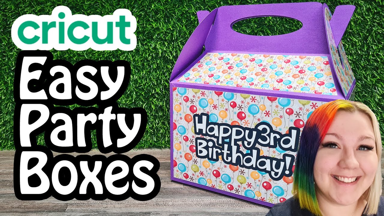 How to Make a Party Box with Your Cricut