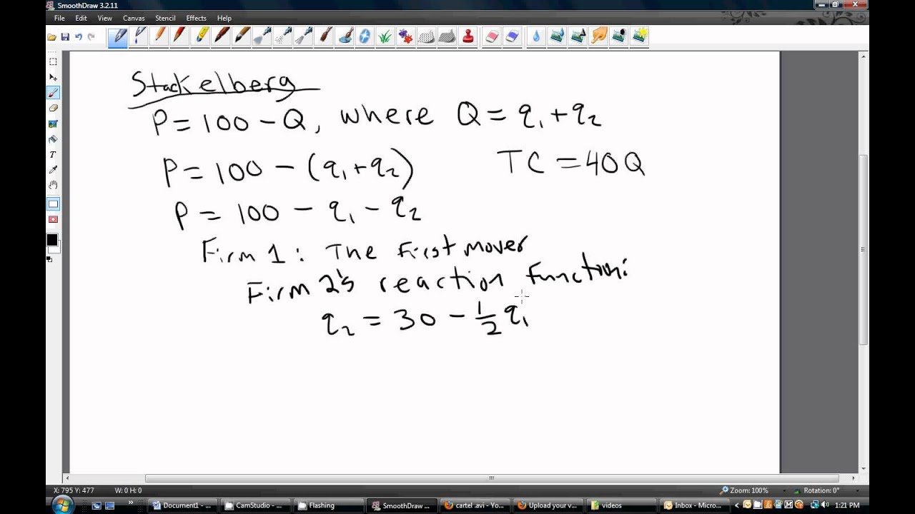How to Solve A Stackelberg Oligopoly Problem
