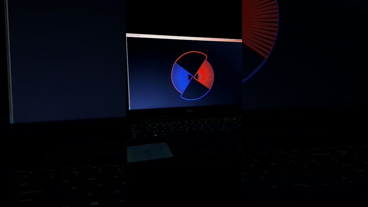 incredible python turtle animation | coding status for whatsapp | #coding #shorts