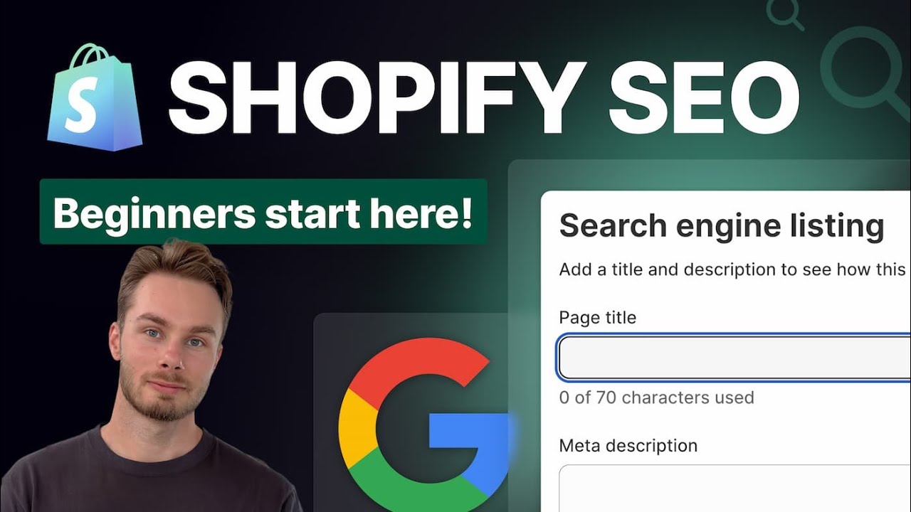 Shopify SEO Optimization for Beginners - Practical Walkthrough