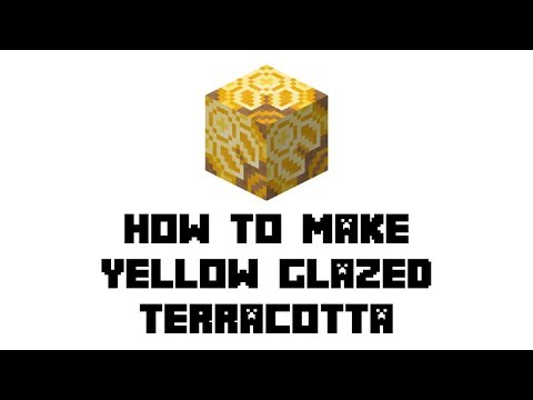 Minecraft Survival: How to Make Yellow Glazed Terracotta