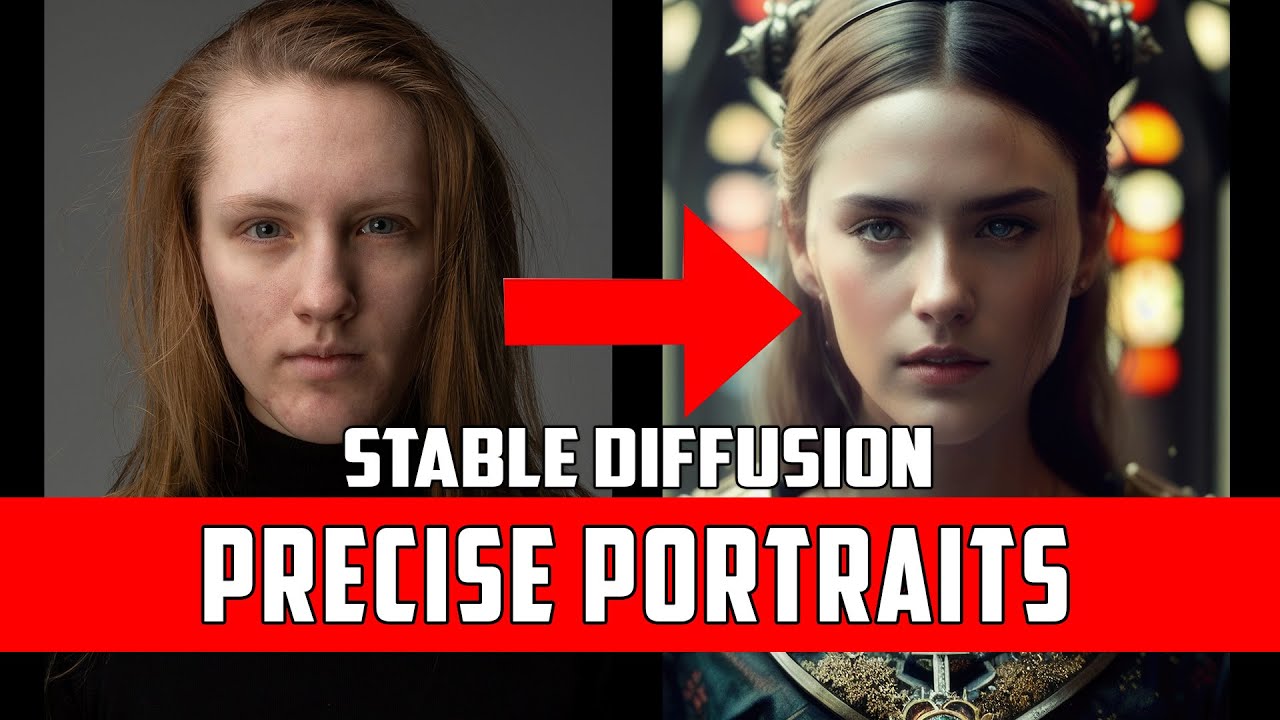 Precise Portraits with Stable Diffusion and ControlNet