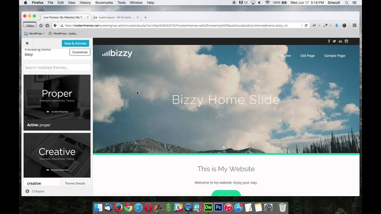 Switch Themes with Plugin Content