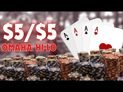 LIVE POKER | $5/$5 PLO Hi-Lo (Pot Limit Omaha Hi-Lo) Cash Game | TCH LIVE RGV