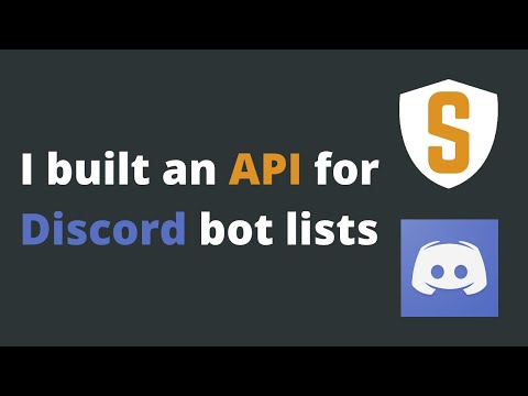 I built an API for Discord bot lists