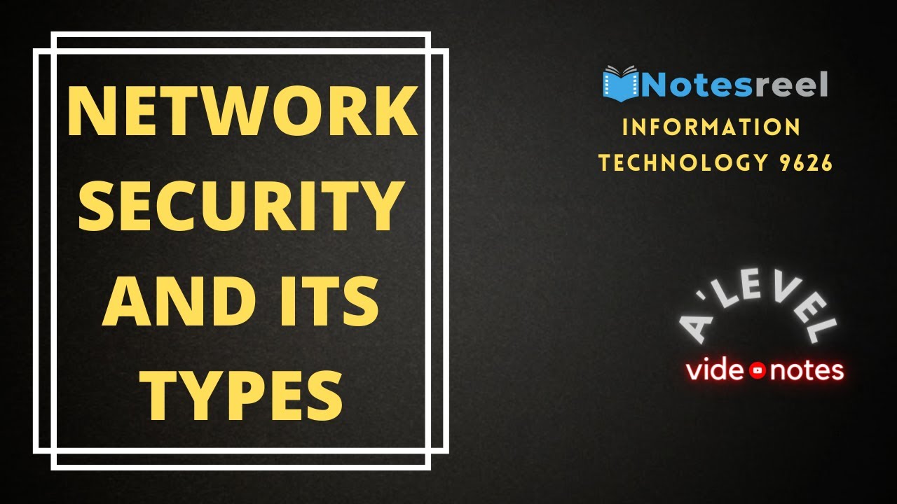 Network Security and its types | A Level Notes Information Technology 9626